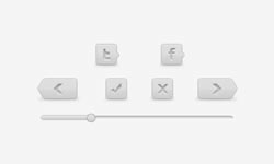 60 PSD Icon and Button Templates