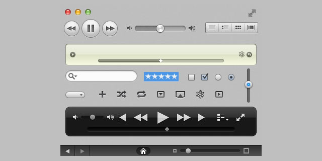 sharing useful iTunes UI Kit (PSD) | I am interfaced