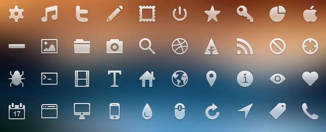 Top 50 Free Icon Sets from 2012