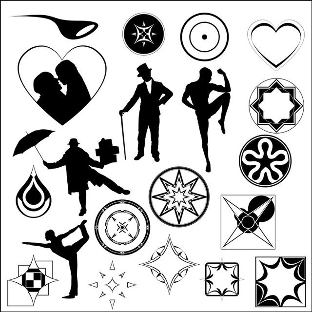 25 Free Photoshop Custom Shape Packages for Photoshop