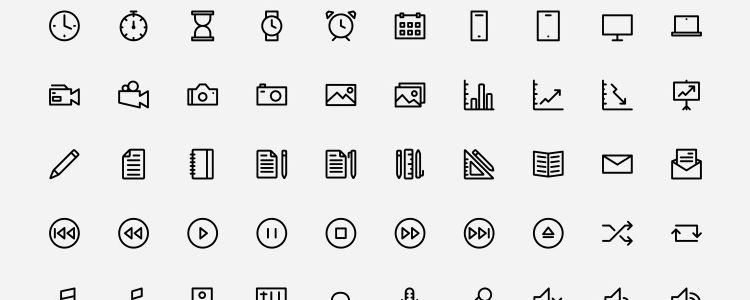 The Top 50 Free Icon Fonts for UI Design