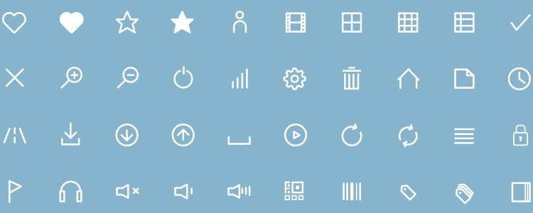 Top 50 Free Flat Icon Sets for UI Design