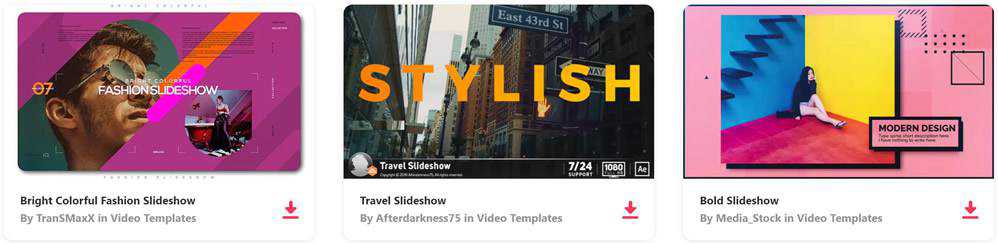 The 10 Best Free Slideshow Gallery Templates For After Effects