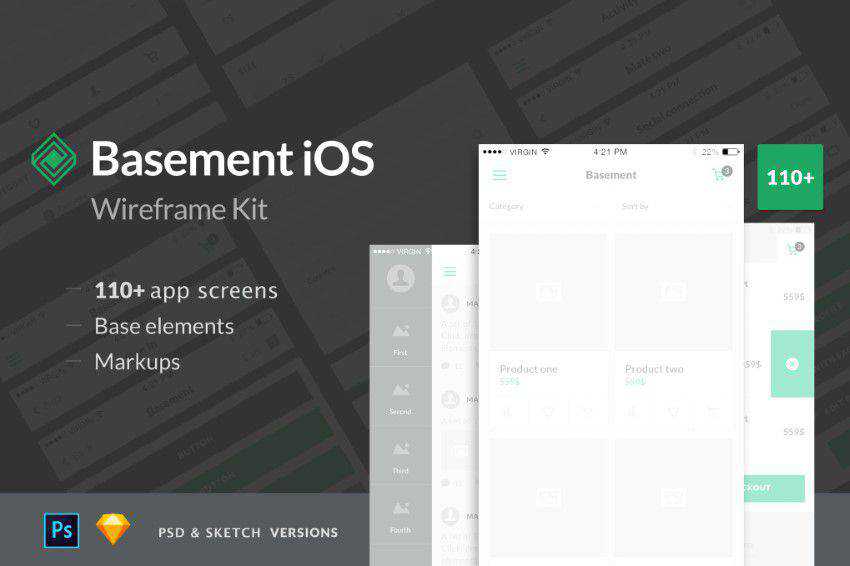 50 Free Wireframe Templates for Mobile, Web and UX Design