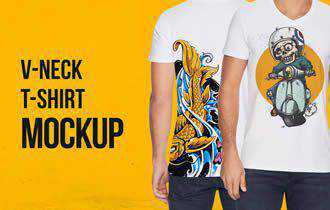 20 Free High-Resolution T-Shirt Mockup PSD Templates for Designers