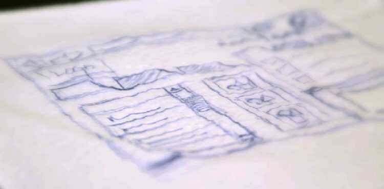 The Idea Generation Process of Scribbling on a Napkin