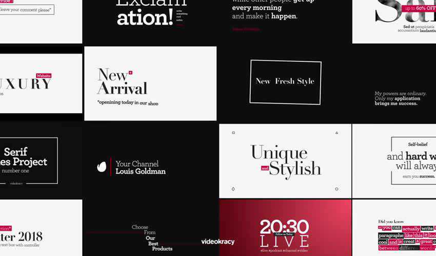 The Digital Insider 10 Free Adobe After Effects Titles Templates