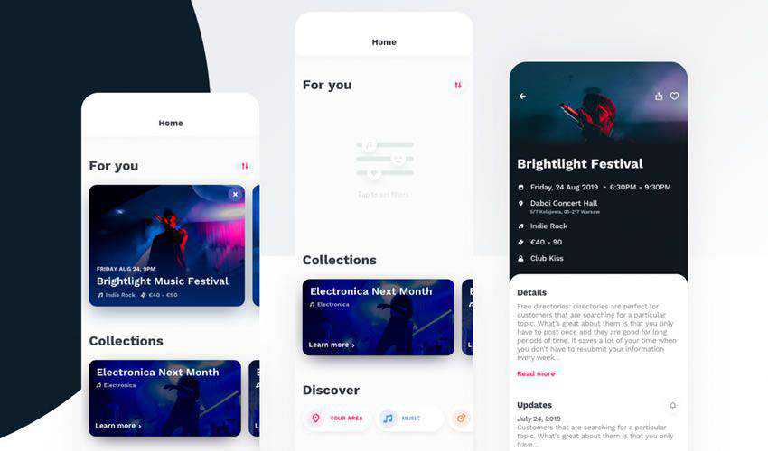 50 Template UI Web Seluler Gratis Untuk Figma Desainae