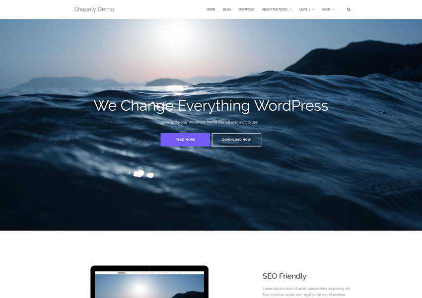 Best One Page WordPress Theme Free Responsive Design 2023