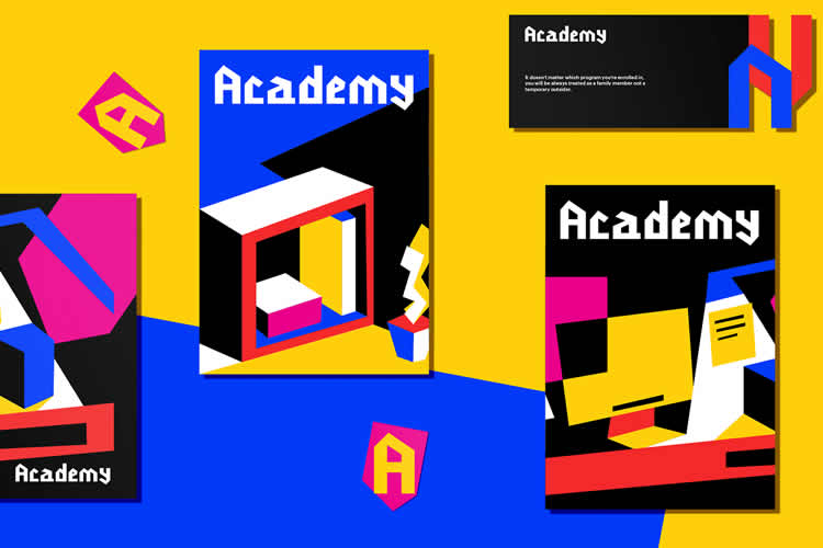 The Beauty of Bright Colors & Geometrical Shapes in Brand Identity ...